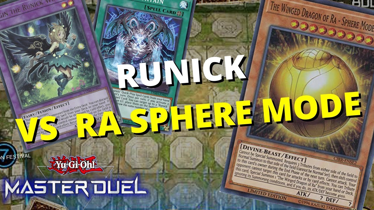 Runick VS Ra Sphere mode : On ne connait pas son deck ! Yu-Gi-Oh Master ...