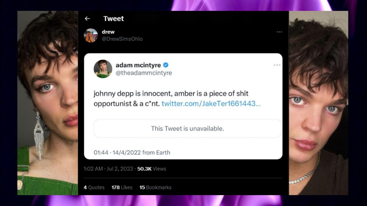 Colleen Ballinger's fans went after Adam McIntyre using a deleted tweet ...