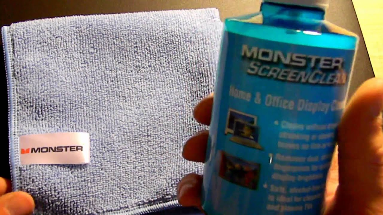 Monster Screen Clean - YouTube