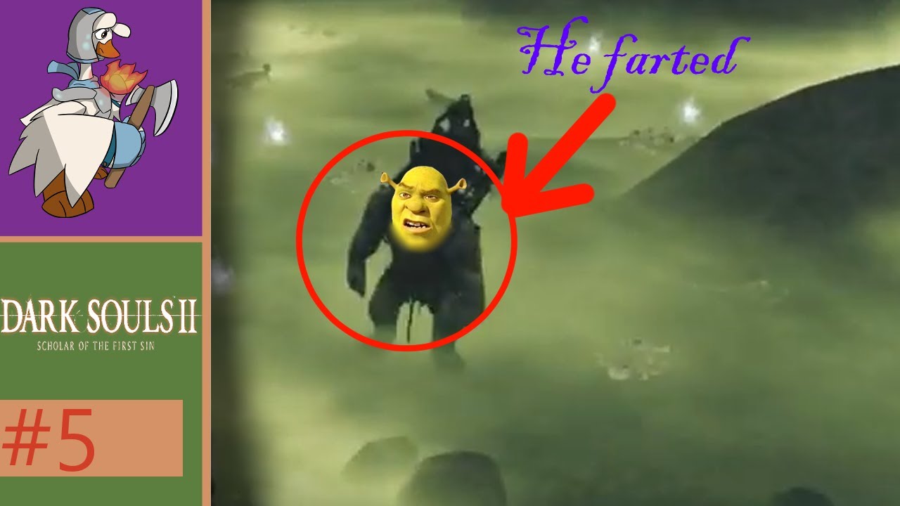 THE GUTTER MONSTER! POISON SWAMP INBOUND | Dark Souls II: Scholar of ...