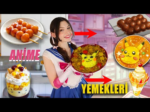 GERÇEK HAYATTA ANİME YEMEKLERİNİ TEST ETTİM!!