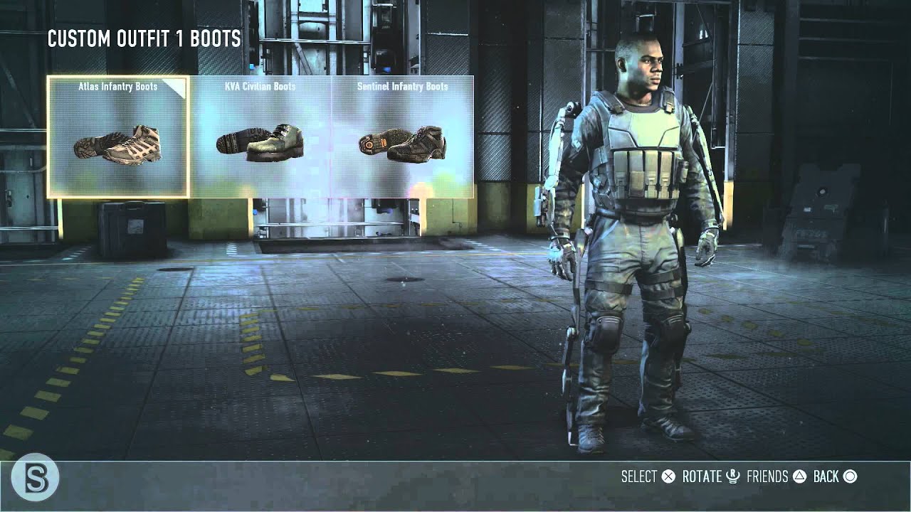 CoD Advanced Warfare - All Default Outfits/Characters/Maps/Clothes/Exo ...