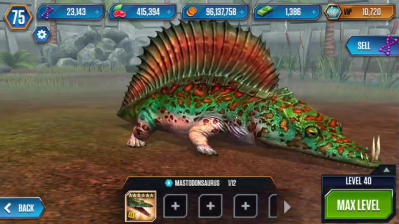Jurassic World The Game: Mastodontosaurus - YouTube