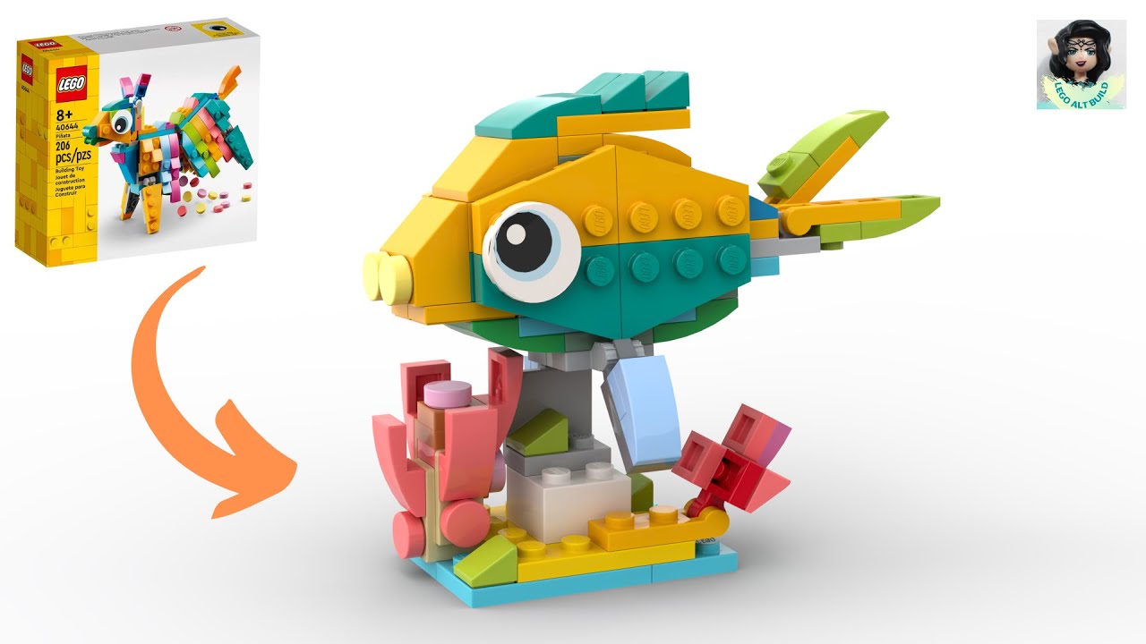 FISH Lego creator 40644 ideas How to alt build - YouTube
