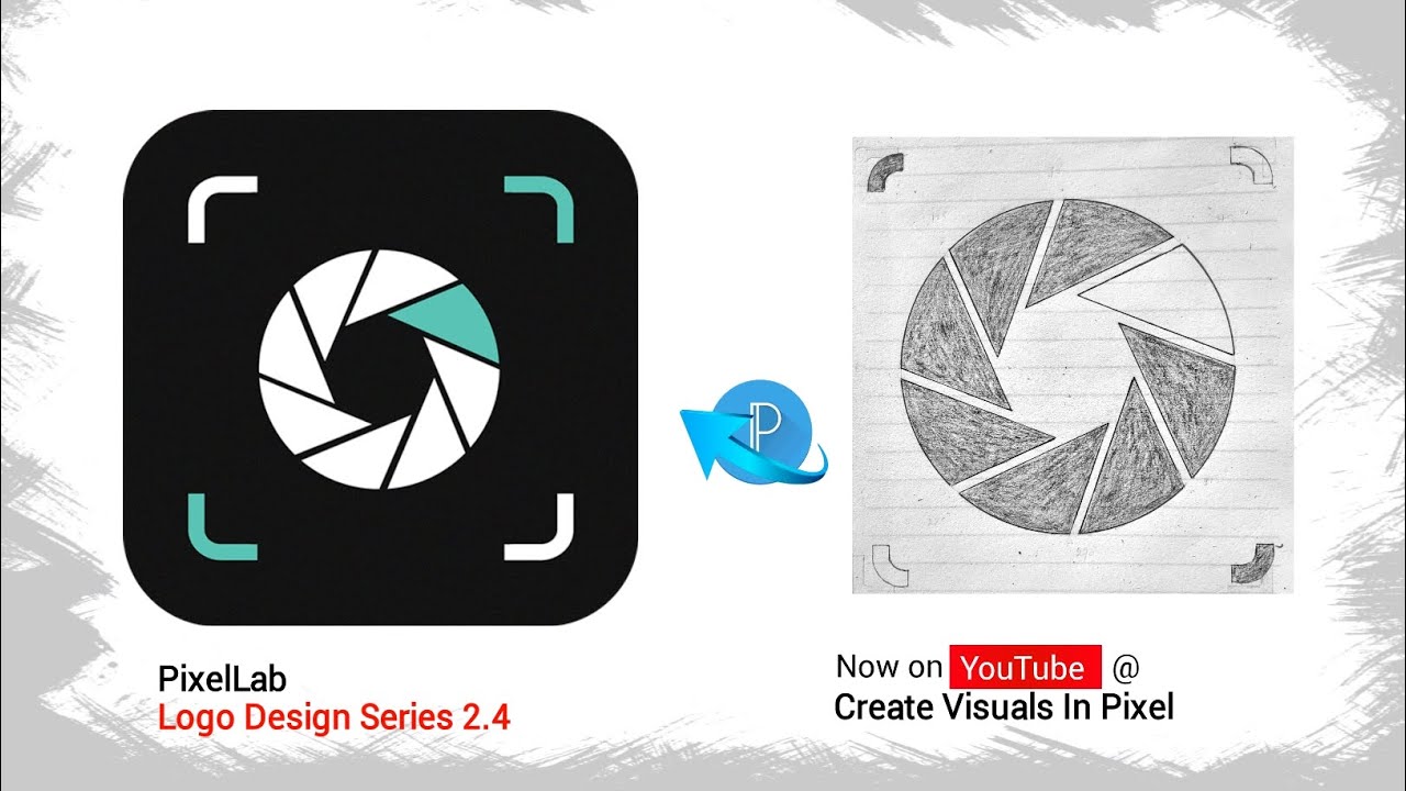 How to Design Lens Flare App Logo - YouTube