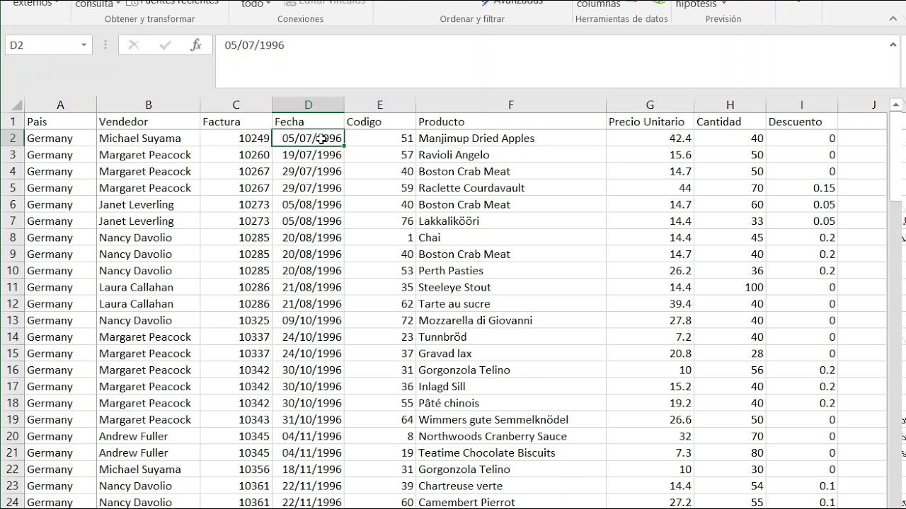 Validaciones de Datos en Microsoft Excel 2016 - YouTube