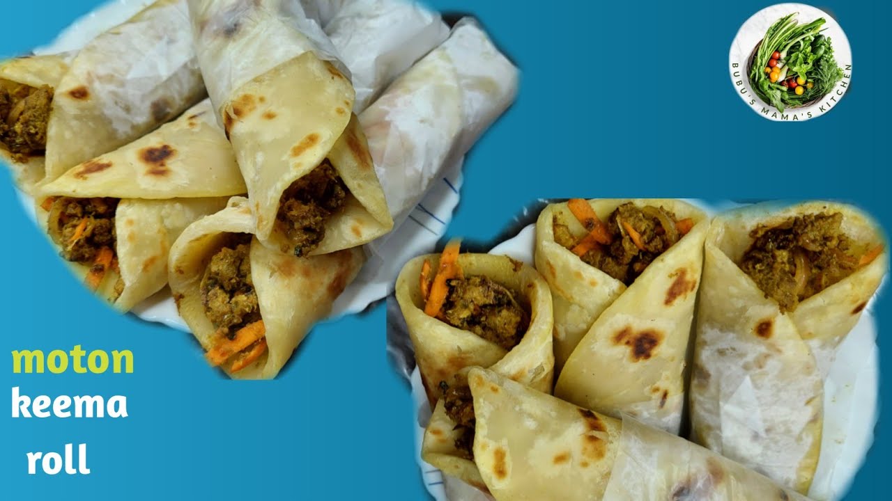 Mutton Roll /Best Mutton Roll Recipe/ Mutton Kathi Roll/ Bubus Mama's ...