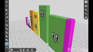 numberblocks draw bricks eight times table | Doovi