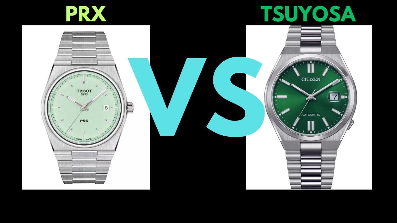 Tissot Prx vs Citizen Tsuyosa - English Comparison - YouTube