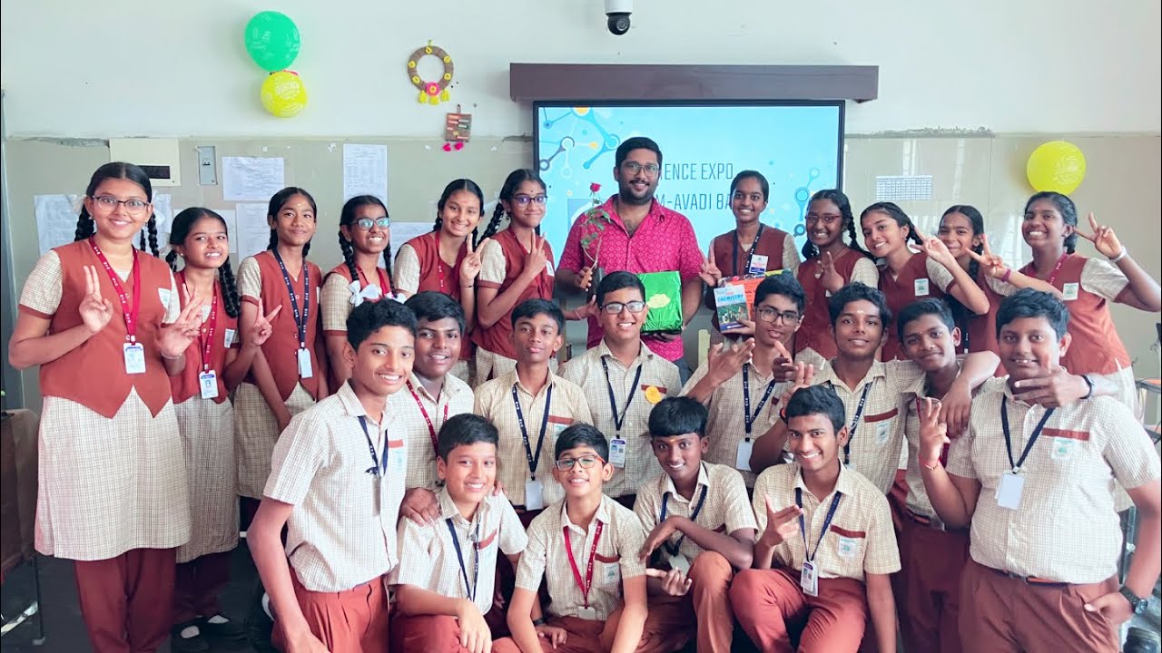 National Science Day Celebration at School | Pavithra & Pallavi - YouTube