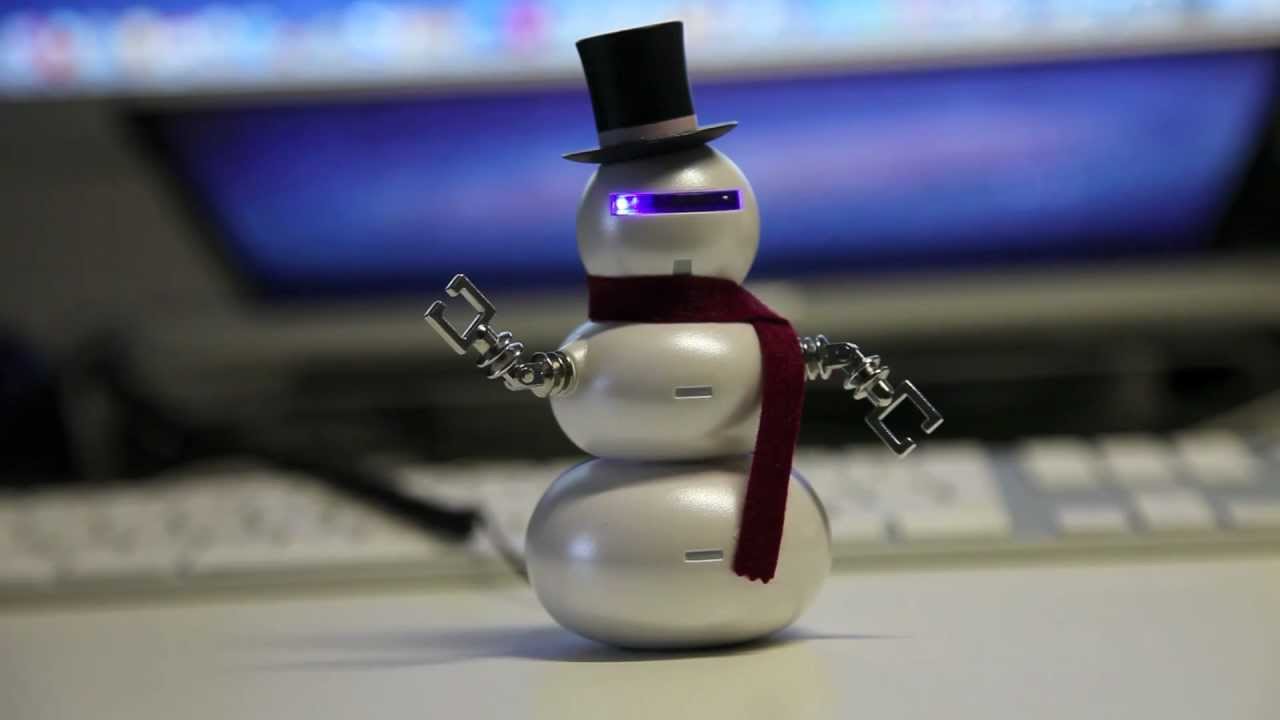 USB Snowbot (USB Gadgets) - PlanetGadget.de - YouTube