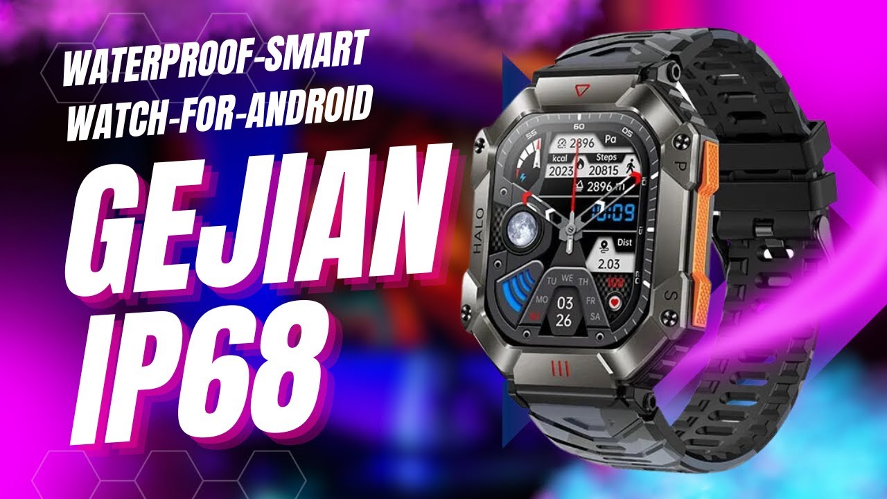 Unveiling the Ultimate Men's Smartwatch: GEJIAN's IP68 Waterproof ...