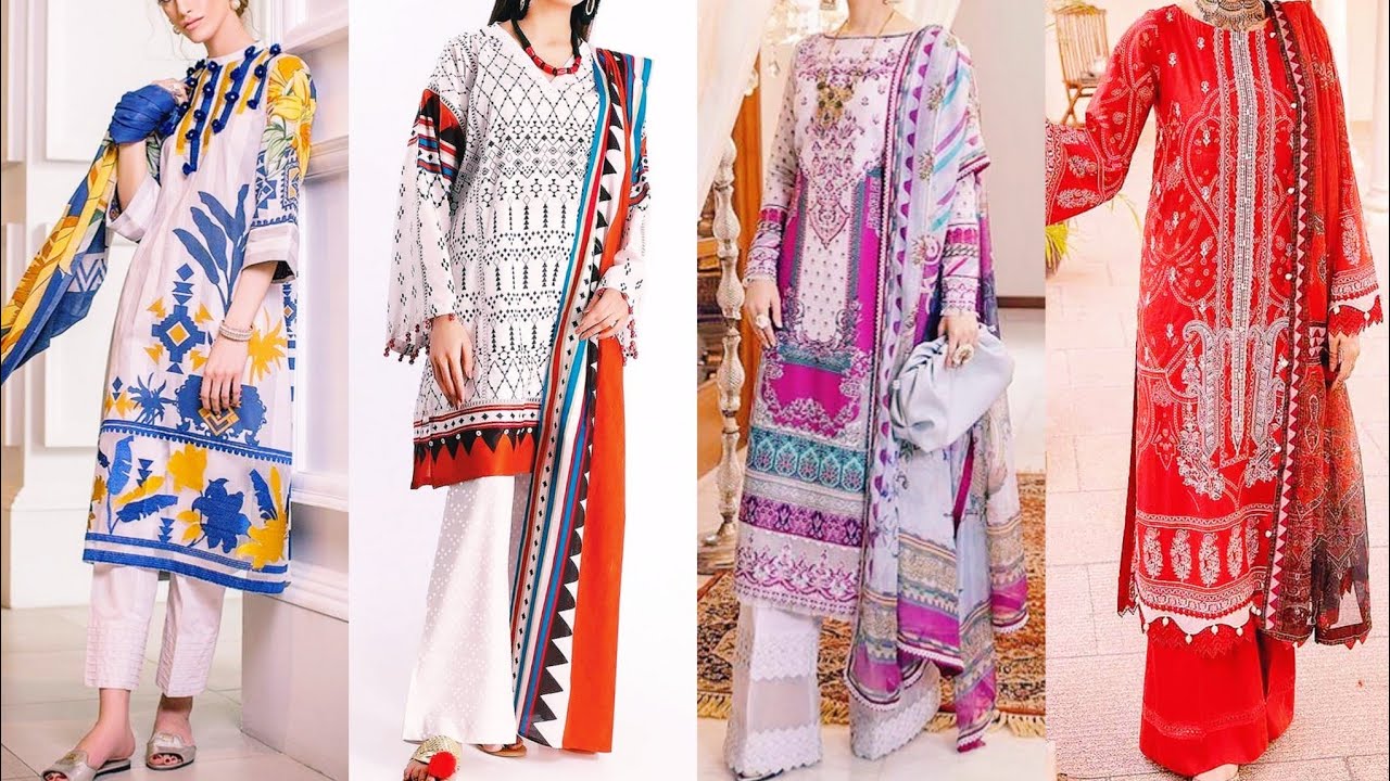 25+ Branded Style Elegant & Simple Dress Designing Ideas For Ladies ...