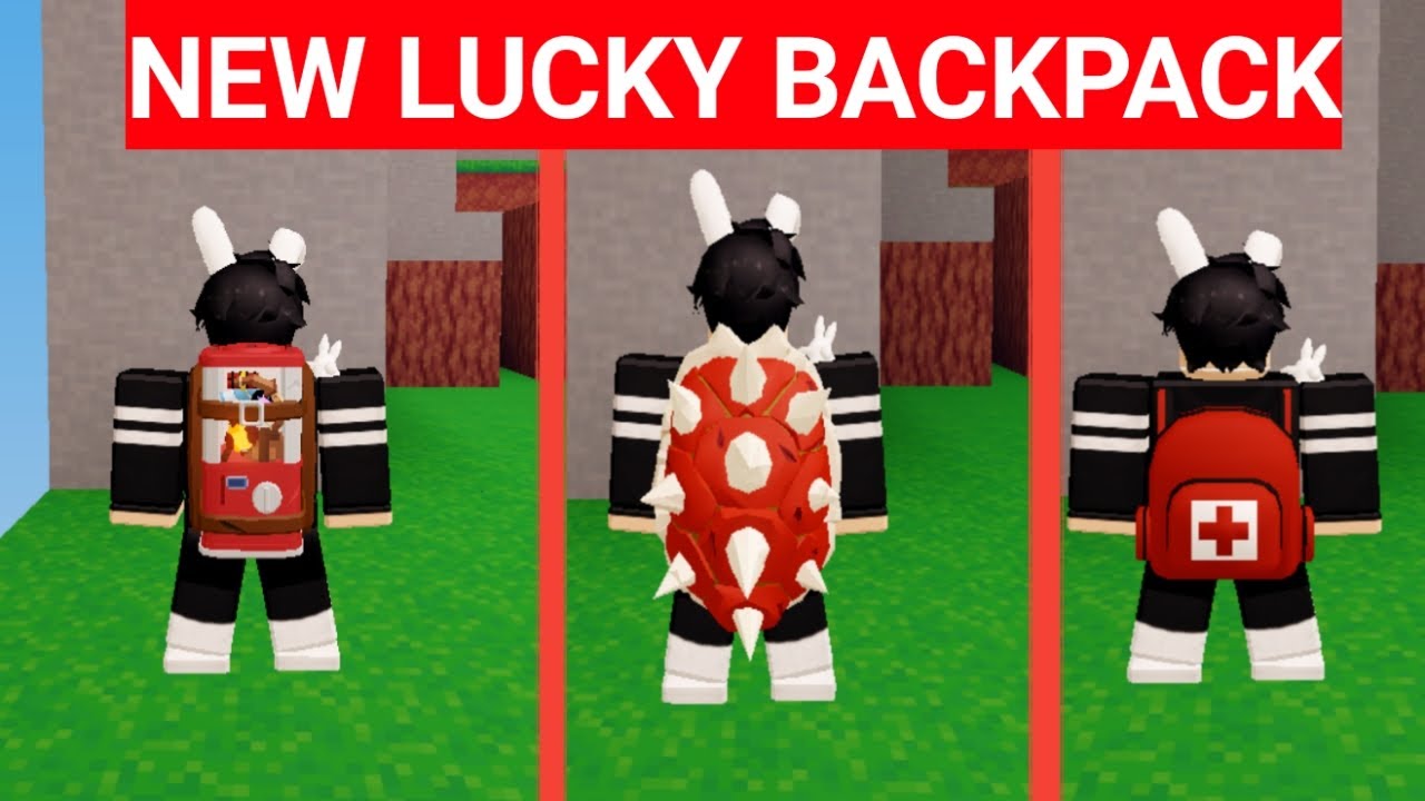 NEW LUCKY BACKPACK (Roblox BedWars) - YouTube