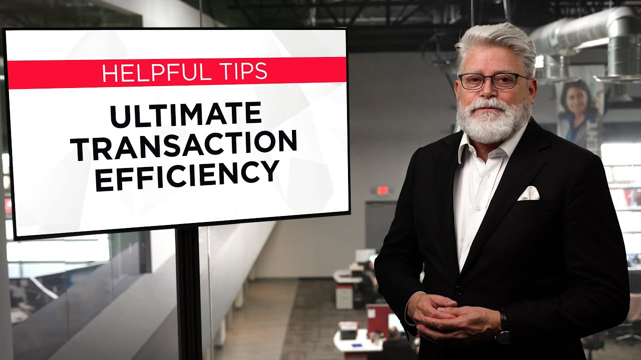 Transaction Tips | One Minute with Rich - YouTube