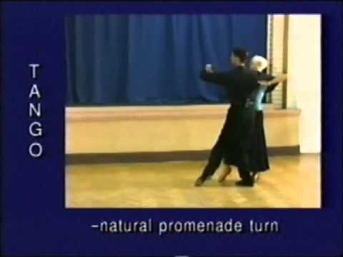 Tango dance steps 18 Natural promenade turn - YouTube