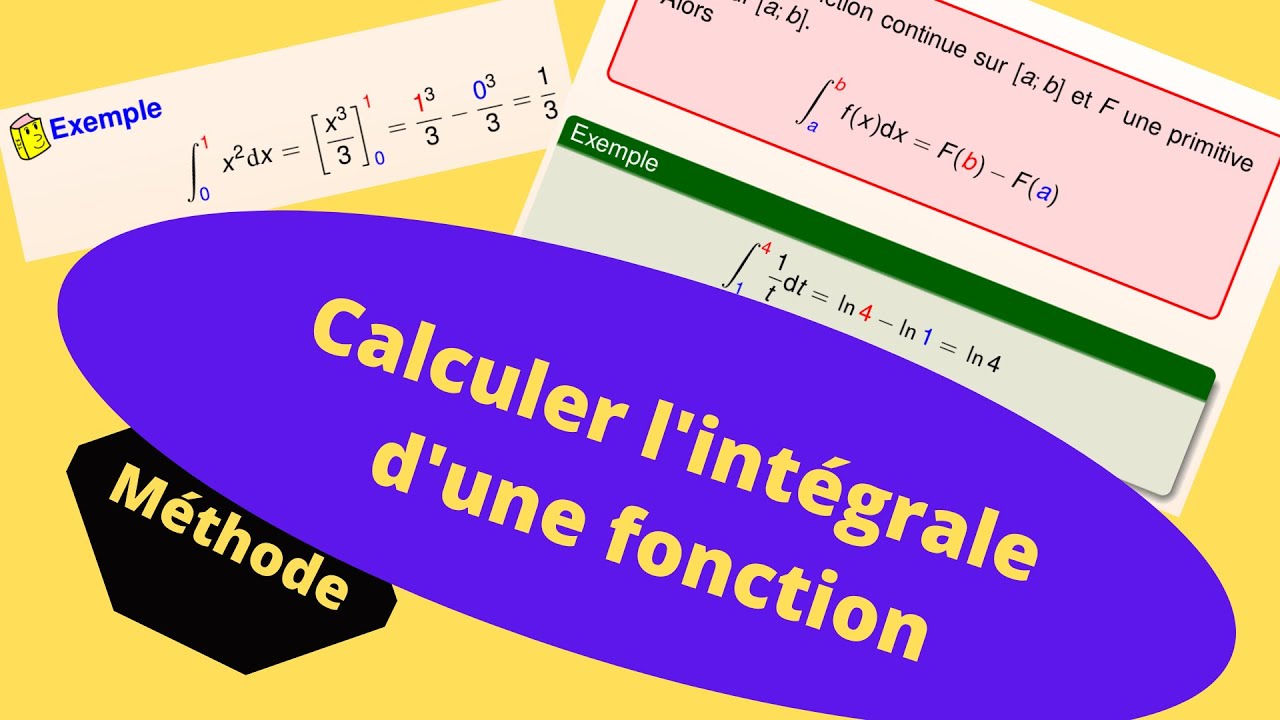 Comment calculer l'intégrale d'une fonction ? - YouTube