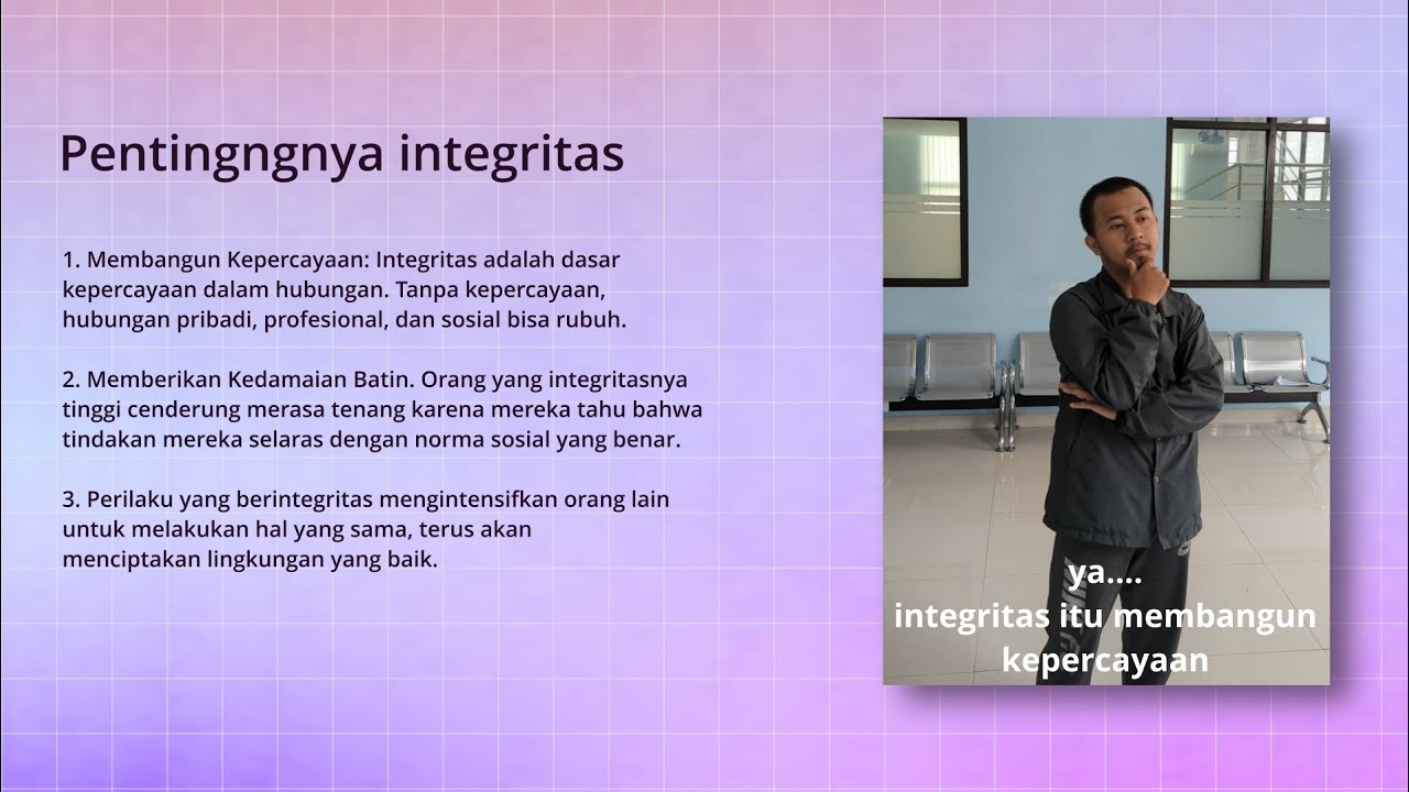 Integritas : Peran Dalam Aspek Kehidupan - YouTube