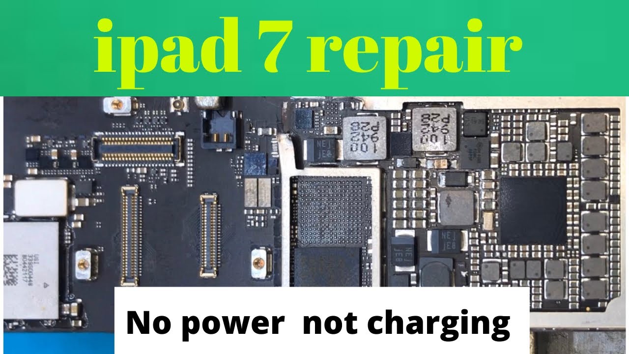 Ipad 7th generation not charging not turn on |Ipad 7 ic problem - YouTube