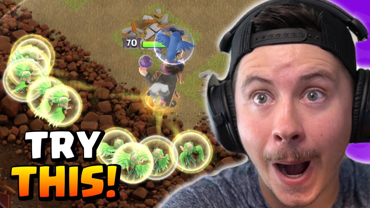 THIS 9 HEALER Warden+Queen Charge is AMAZING (Clash of Clans) - YouTube