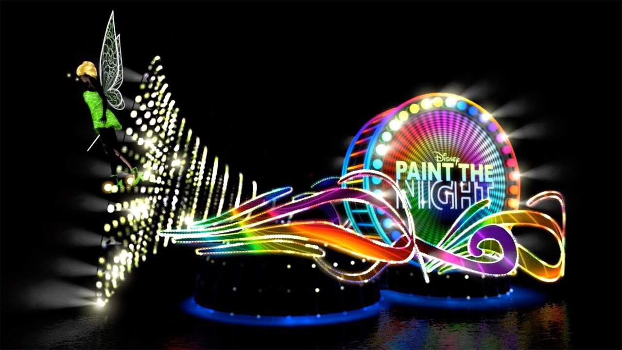 Paint the Night Parade Float Computer 3D Model Interpretations - YouTube