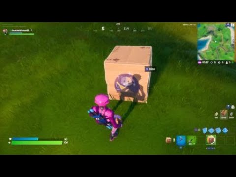 Fortnite Creepin Cardboard Gameplay - YouTube