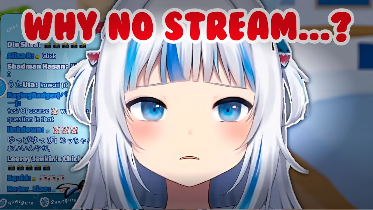Gura Explains Why She Hasn't Been Streaming Lately - YouTube