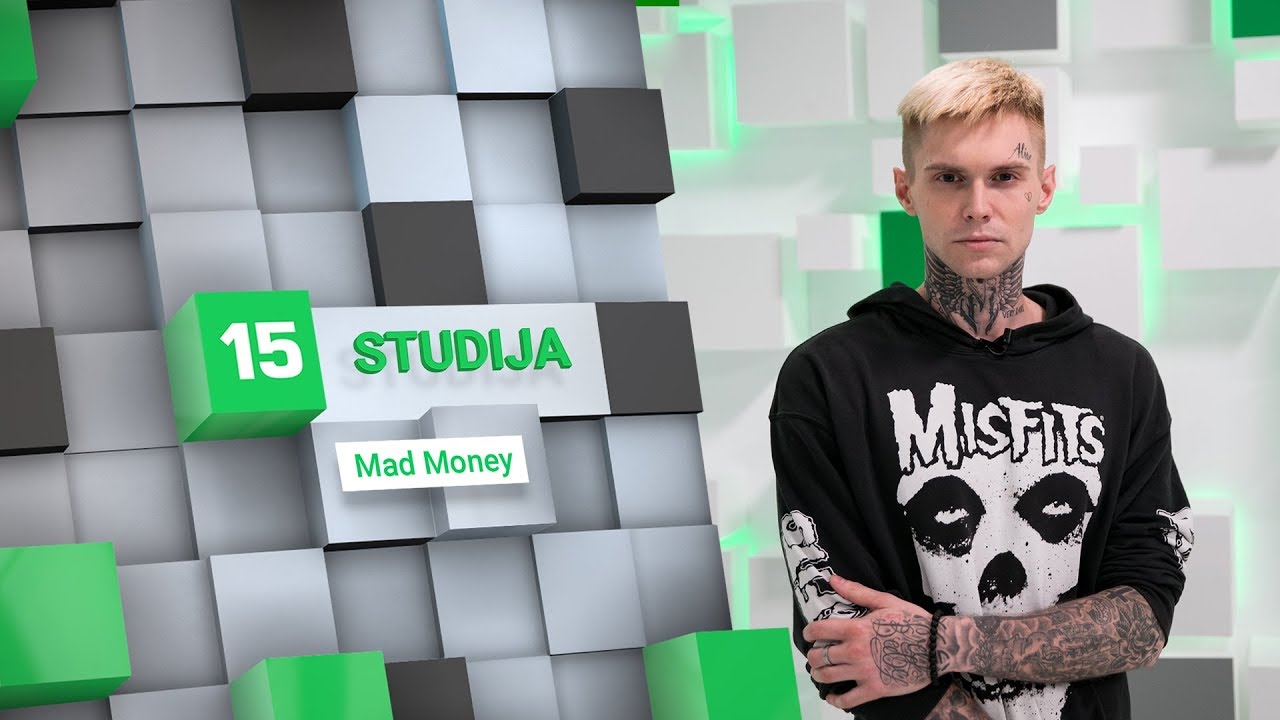 15min studijoje – reperis Mad Money - YouTube