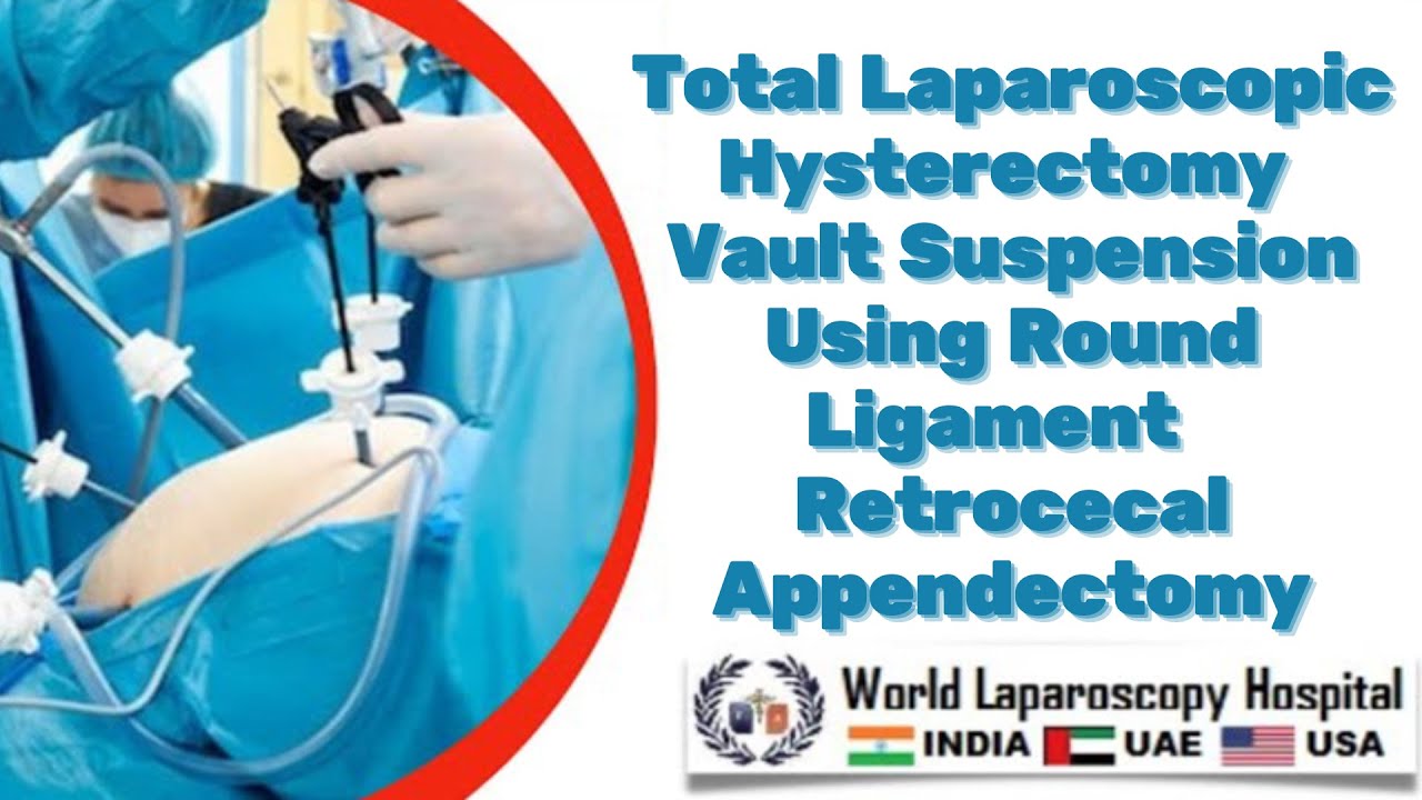 Total Laparoscopic Hysterectomy + Vault Suspension Using Round Ligament ...