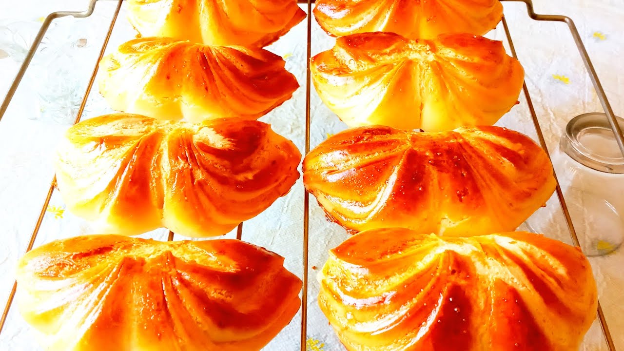 Layered bread recipe: Tasty, soft and sweet. - YouTube