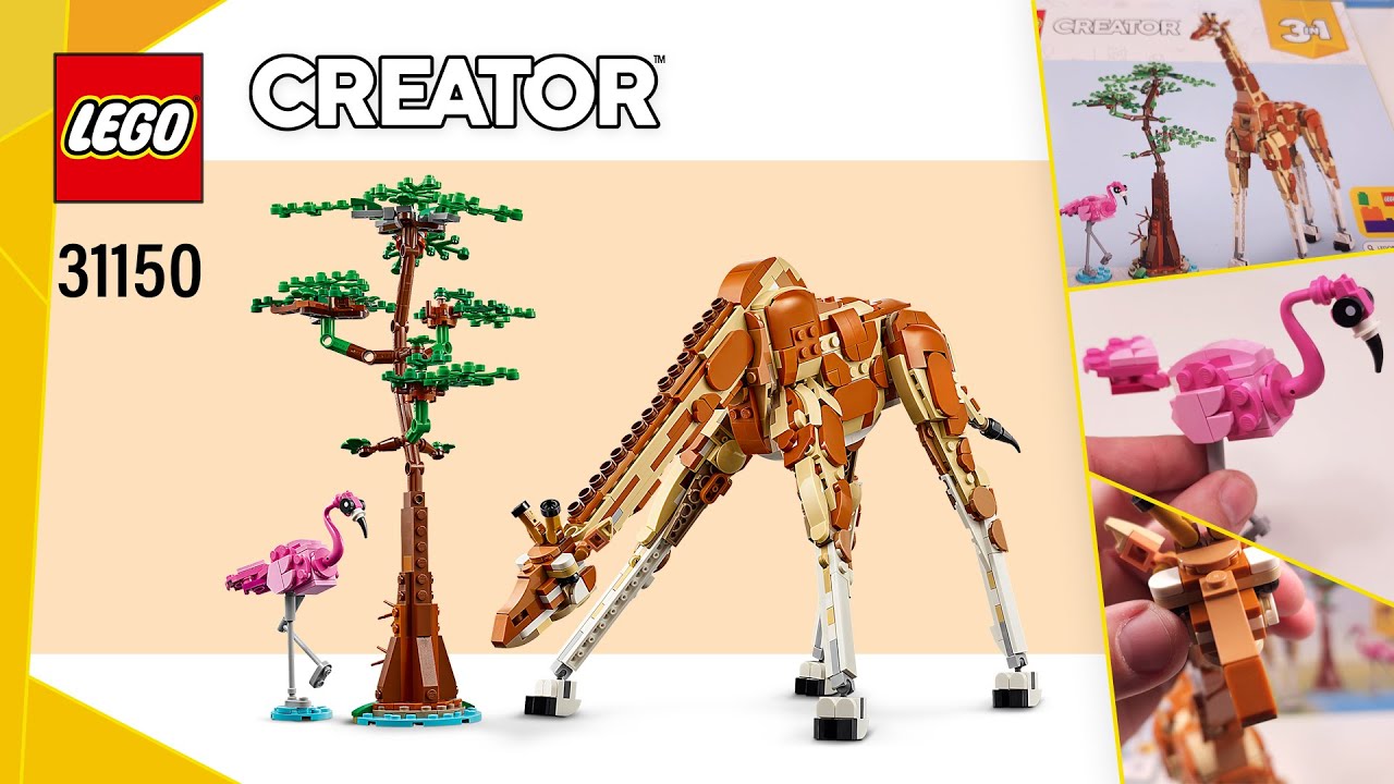 LEGO Creator Giraffe (31150)[780 pcs] Review @TopBrickBuilderReviews ...