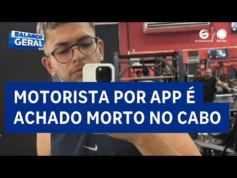 Motorista por app é achado morto após corrida que saiu do Cabo de Santo Agostinho
