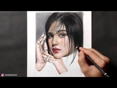 Davina Karamoy | Time lapse drawing - YouTube