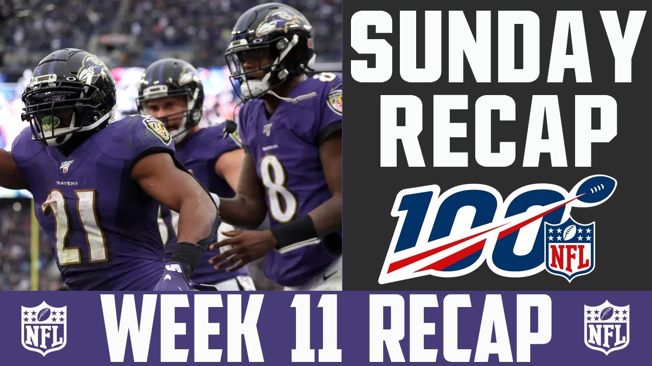NFL Week 11 RECAP 2019 (NFL Week 11 Breakdown) - YouTube