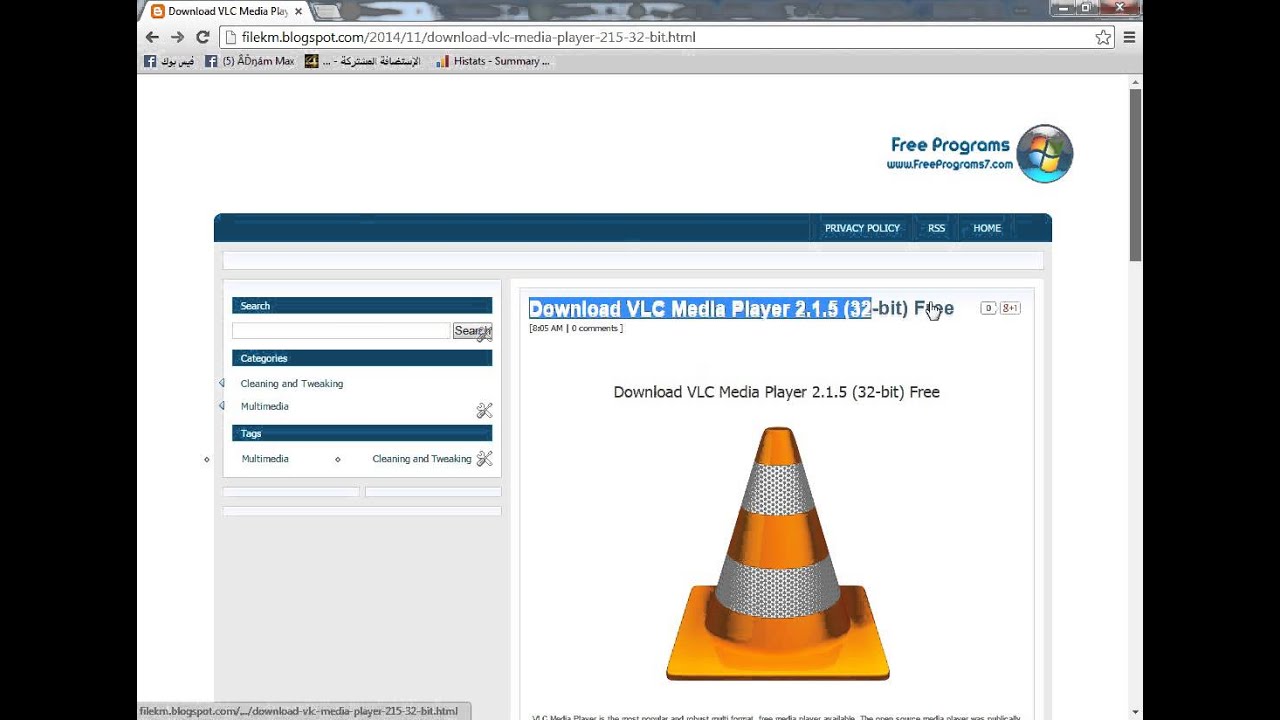 Download VLC Media Player 2.1.5 (32-bit) Free - YouTube