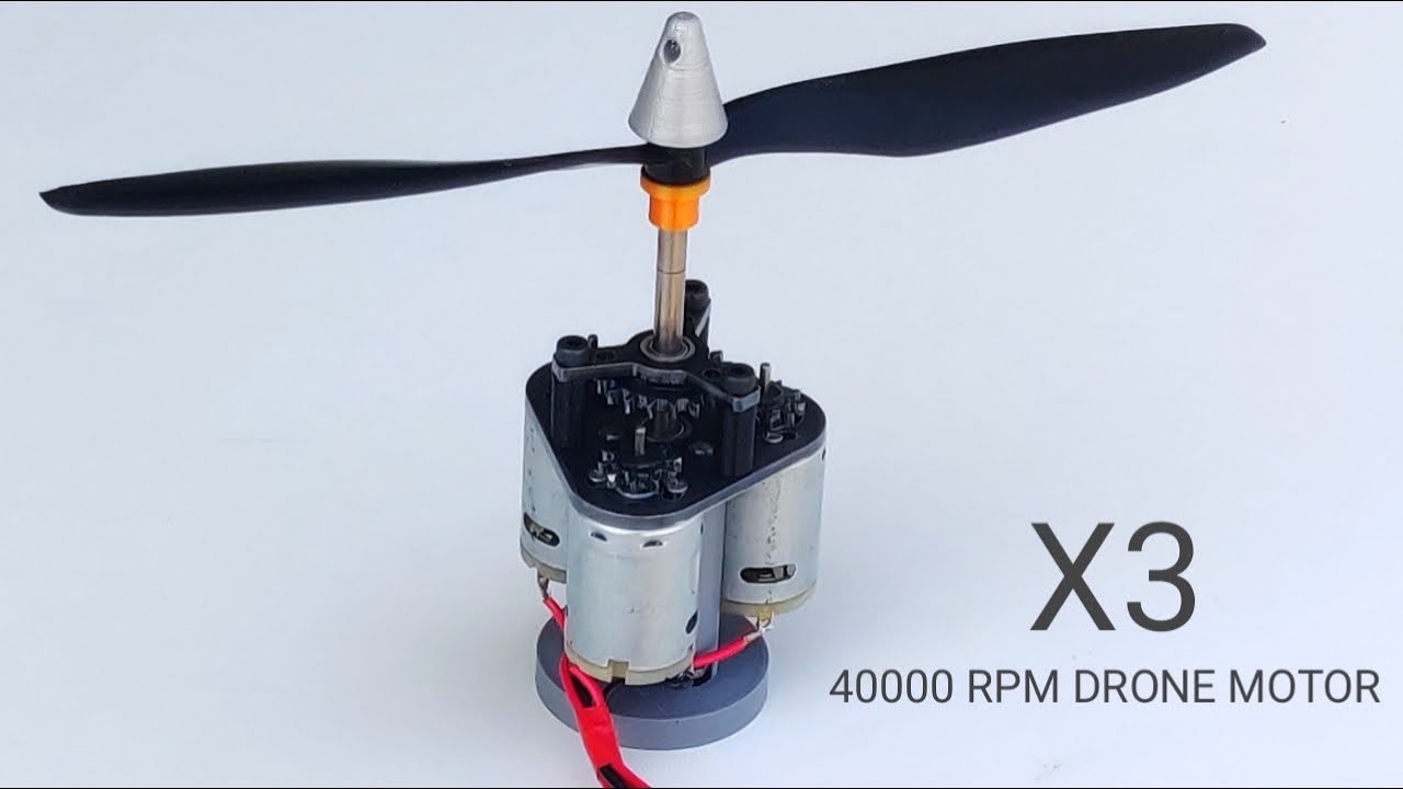 Making High Thrust Motor Using X3 Motor Setup || Drone Motor - YouTube