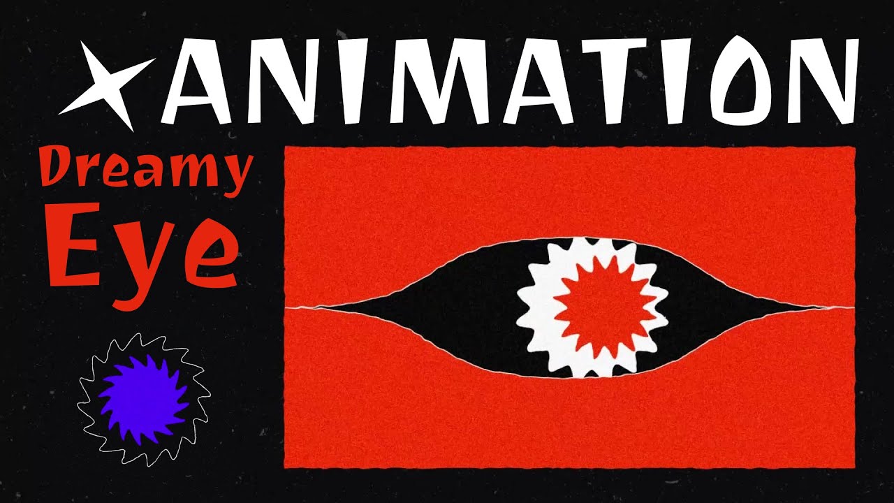 'Dreamy Eye' Eye animation by after effect motion graphics design #eye ...