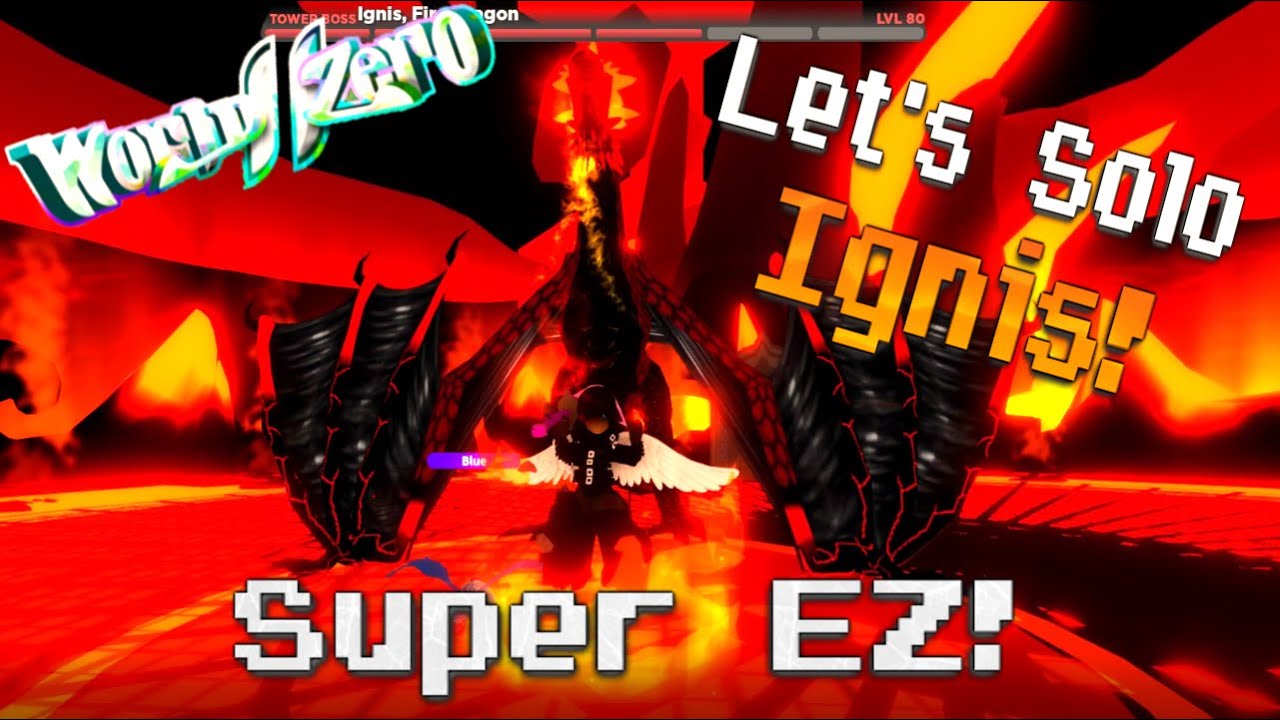 [WORLD ZERO] - SOLO PRISON TOWER | BEATING IGNIS SOLO EASY | EASY WIN ...