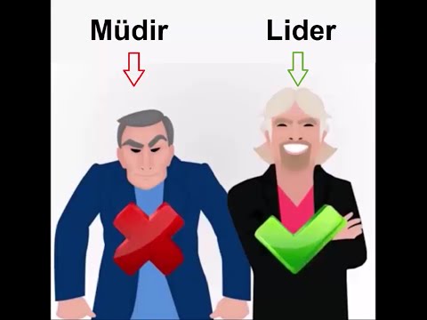 Müdir və Lider arasındakı fərq Maraqlıdır.