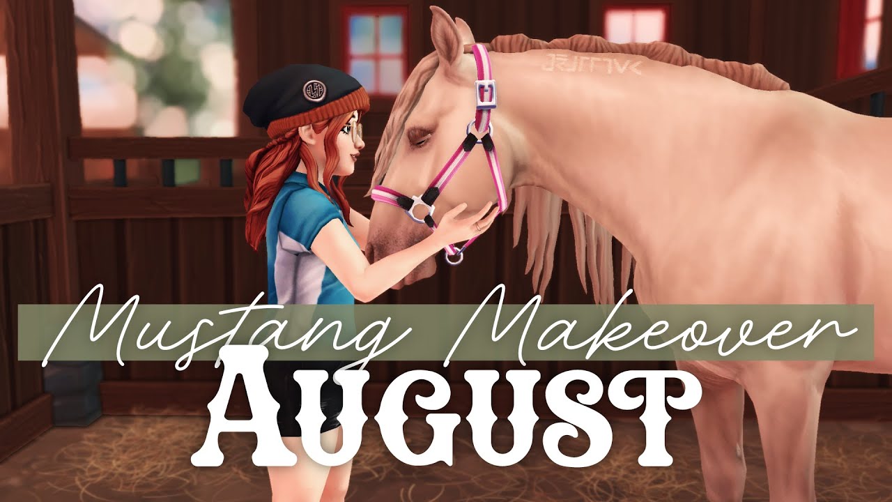 Mustang Makeover August Progress (SSO RRP - Fawn Lake Equestrian Center) - YouTube