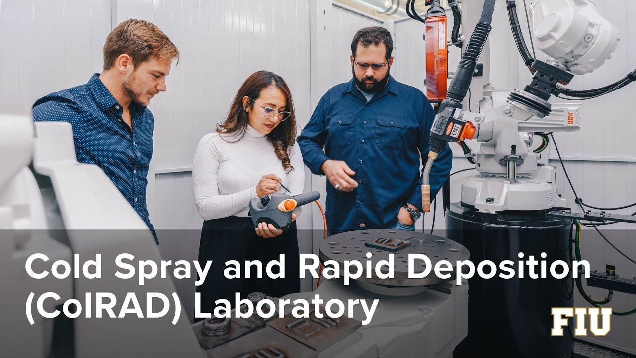 Cold Spray and Rapid Deposition (CoIRAD) Laboratory - YouTube