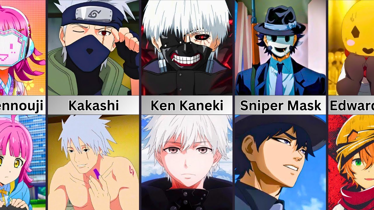 Anime Characters Without Their Mask - YouTube
