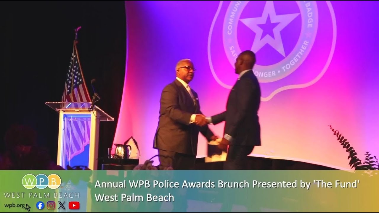 Annual Police Awards Sponsored by 'The Fund for WPB Police" - YouTube