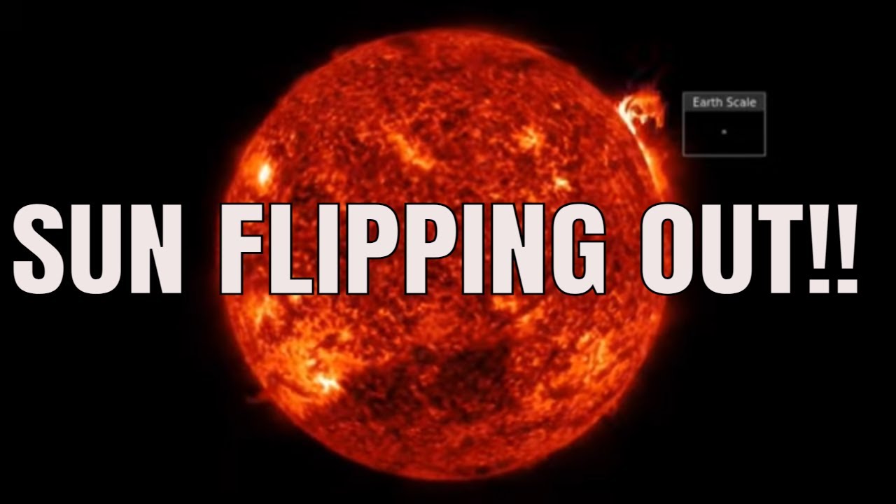 SUN FLIPPING OUT! Plasma Filaments / Solar Cycle 25 / Greece and ...