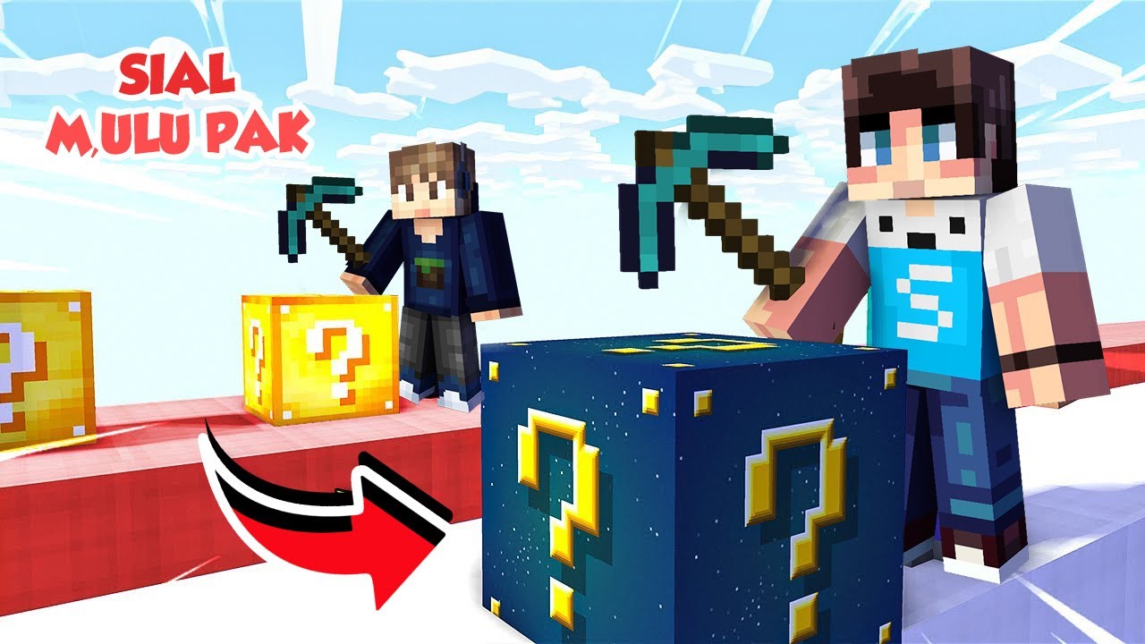 KITA MAIN LUCKY BLOCK SIMULATOR DI MINECRAFT!!! - YouTube