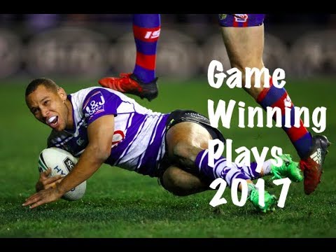Best NRL game winning plays - 2017 - YouTube
