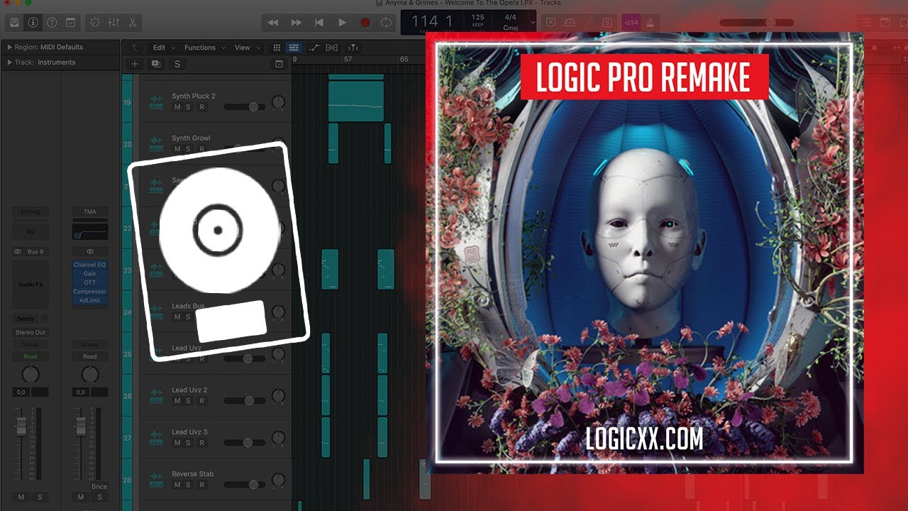 Anyma & Grimes - Welcome To The Opera (Logic Pro Remake) - YouTube