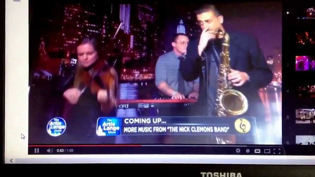 Nick Clemons Band on Artie Lange Show - YouTube