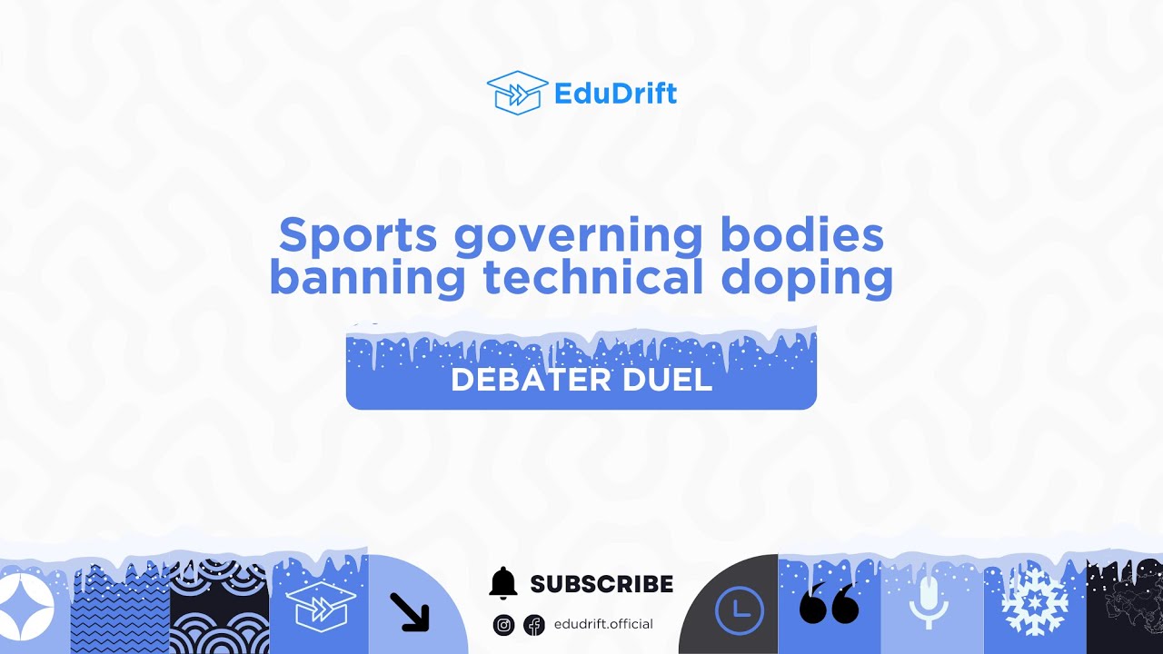Sports governing bodies banning technical doping | Debater Duel - YouTube