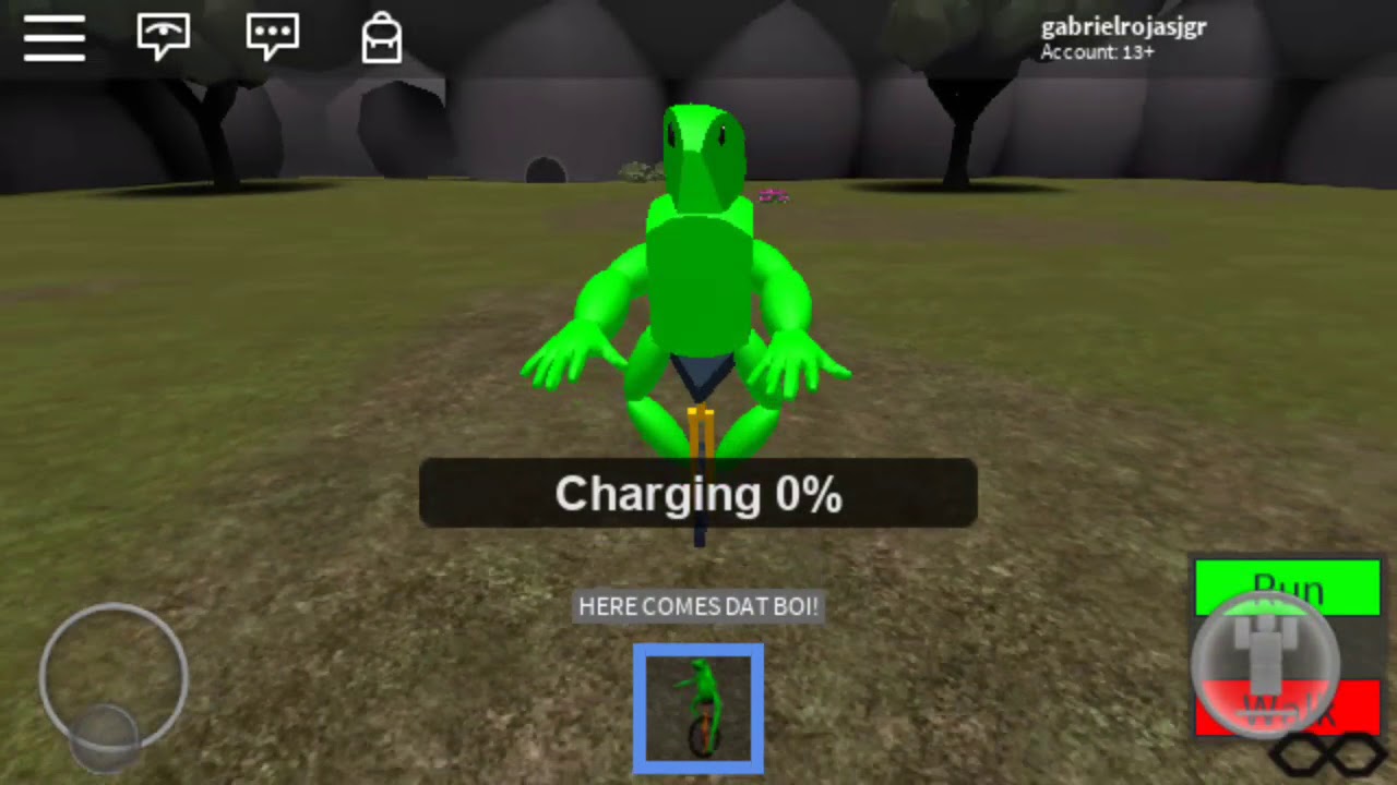 Here come dat boi in Roblox - YouTube